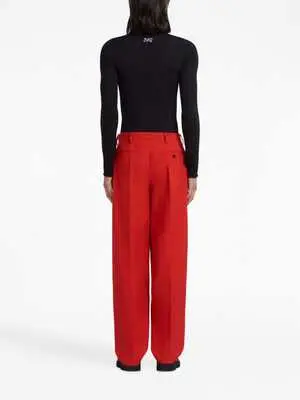 Marni Wool Trousers - Red