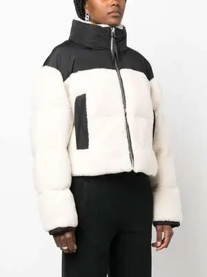SHOREDITCH SKI CLUB Maya Shearling Puffer Jacket