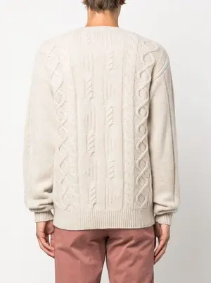 Boglioli Cable-knit Cashmere Jumper