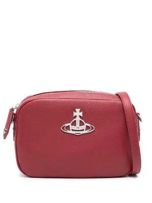 VIVIENNE WESTWOOD Anna Orb-plaque Crossbody Bag Red