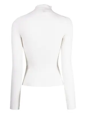 Bally Ribbed-knit Jumper - White