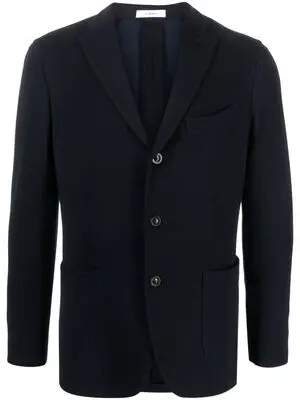 Boglioli Single-breasted Knitted Blazer