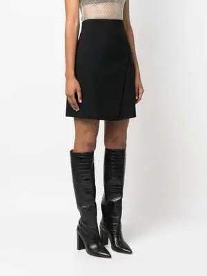 GENNY High-waisted A-line Mini Skirt