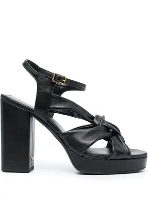 Zadig&Voltaire Forget Me Knot Leather Sandals