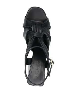 Zadig&Voltaire Forget Me Knot Leather Sandals