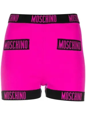 Moschino Intarsia-knit Mini Shorts