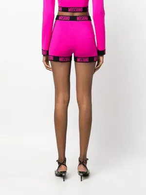 Moschino Intarsia-knit Mini Shorts