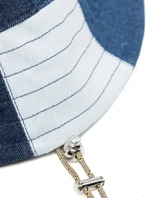 AMBUSH Denim Patchwork Bucket Hat - Blue