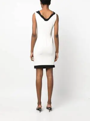Moschino Contrast-border Mini Dress