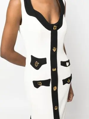 Moschino Contrast-border Mini Dress