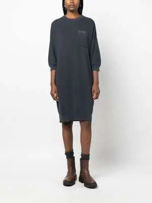 Brunello Cucinelli Ribbed Cotton Dress