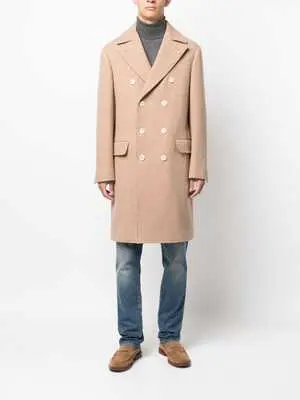Brunello Cucinelli Double-breasted Wool-blend Coat