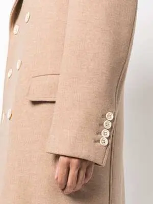 Brunello Cucinelli Double-breasted Wool-blend Coat