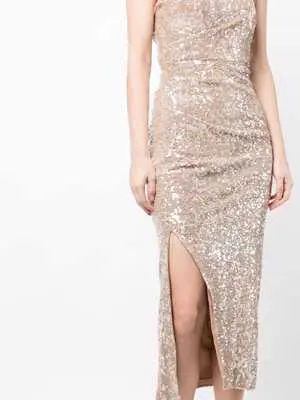 NEEDLE & THREAD Stellar Gloss Strapless Dress
