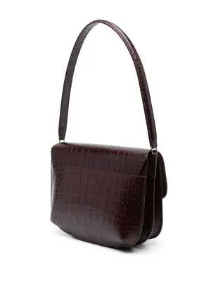 A.p.c. Sarah Croc-embossed Shoulder Bag