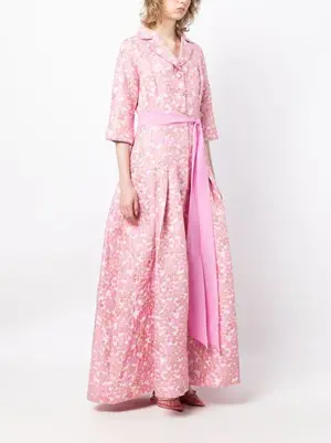 BARUNI Loretta Floral-print Gown