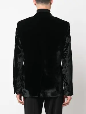 Philipp Plein Single-breasted Velvet Blazer