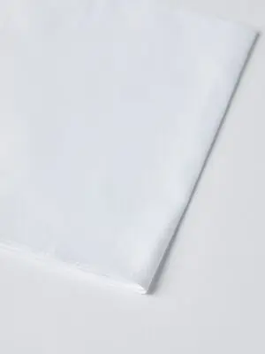 Brunello Cucinelli Finished-edge Cotton Pocket Square - White