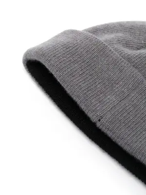 Philipp Plein Gothic Print Wool Beanie