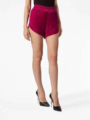Philipp Plein Velvet Shorts