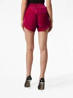 Philipp Plein Velvet Shorts
