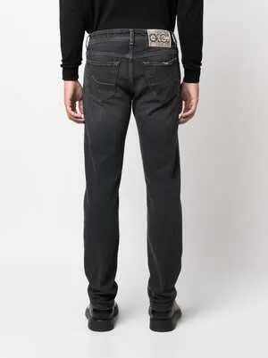 Jacob Cohen Mid-rise Straight-leg Jeans - Black