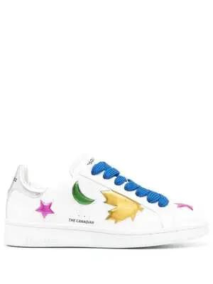 Dsquared2 Multi-panel Lace-up Sneakers - White