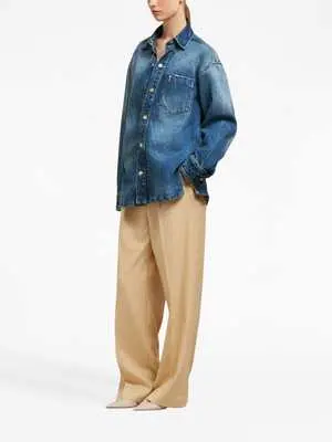 AMI Paris De Coeur Denim Jacket - Blue