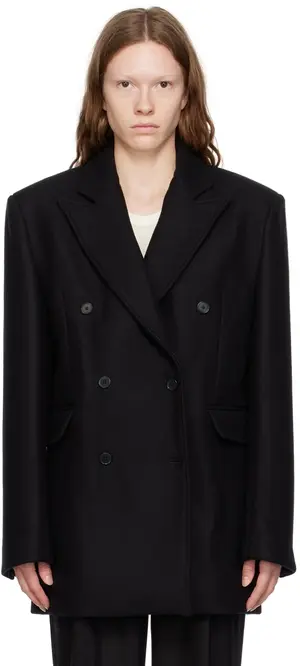 LOULOU STUDIO Loulou Studio Black Koon Jacket - Black