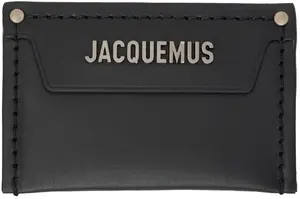 Jacquemus JACQUEMUS Black Le Chouchou 'Le Porte Carte Meunier' Card Holder - 990 Black