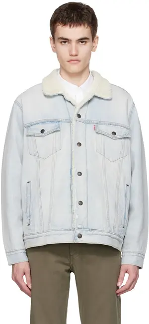 LEVI'S Levi's Blue Type III Denim Jacket - Rainy Haze