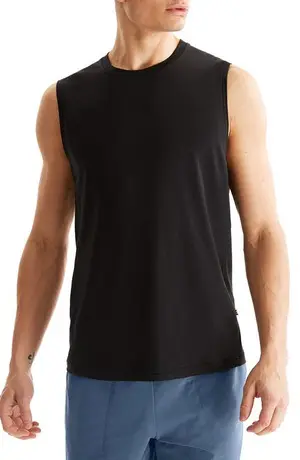 On Focus Performance Sleeveless T-Shirt Black