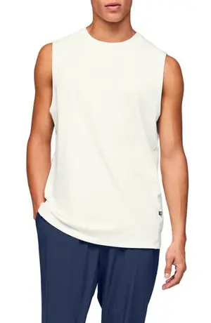 On Focus Performance Sleeveless T-Shirt White