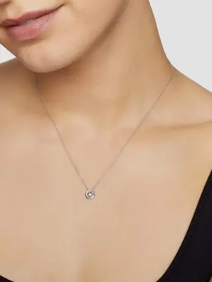 David Yurman Petite Infinity Pendant Necklace In Sterling Silver