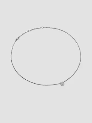 David Yurman Petite Infinity Pendant Necklace In Sterling Silver