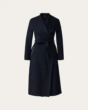 Mackage Mai Wool Wrap Coat - Black