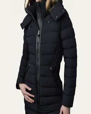 Mackage Farren Lightweight Down Coat - Black