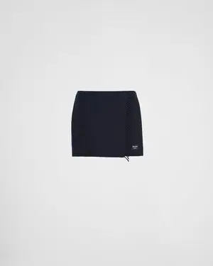 Prada Cashmere Mini Skirt