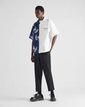 Prada Double Match Cotton Shirt