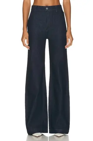 GRLFRND Camille High Rise Flared Trouser Jeans