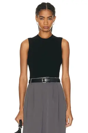 NILI LOTAN May Sweater Top - Black