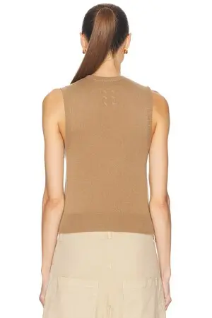 NILI LOTAN May Sweater Top - Tan