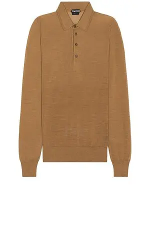 Tom Ford Long Sleeve Polos For Men