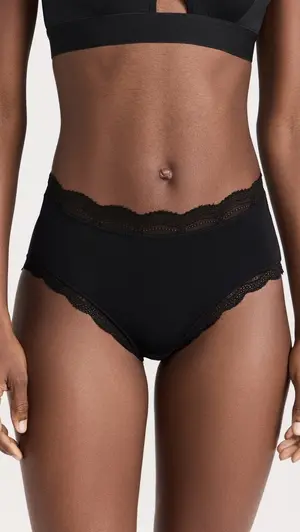 STRIPE & STARE High Rise Knicker Four Pack - Sand Essentials
