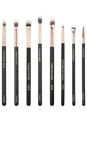 M.O.T.D. COSMETICS Lux Vegan Eye Makeup Brush Set In Black - N,a