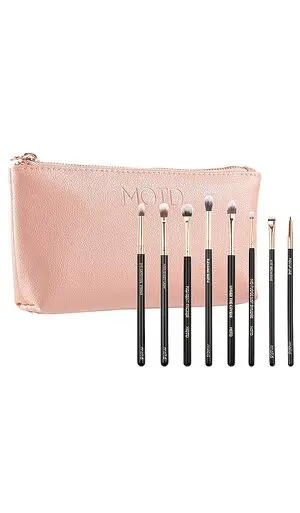 M.O.T.D. COSMETICS Lux Vegan Eye Makeup Brush Set In Black