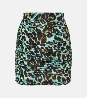 Alex Perry Kiran Ruched Miniskirt