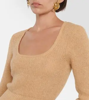 Jacquemus La Maille Dao Ribbed-knit Sweater - Beige