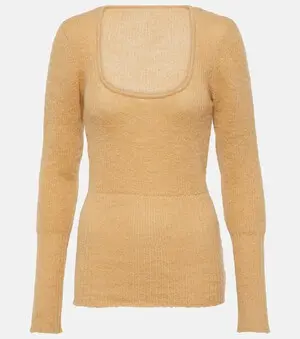 Jacquemus La Maille Dao Ribbed-knit Sweater - Beige