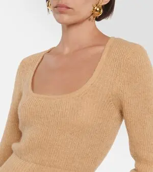 Jacquemus La Maille Dao Ribbed-knit Sweater - Beige